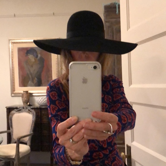 Maison Michel Paris | Accessories | Maison Michel Paris Felt Wide Brim ...